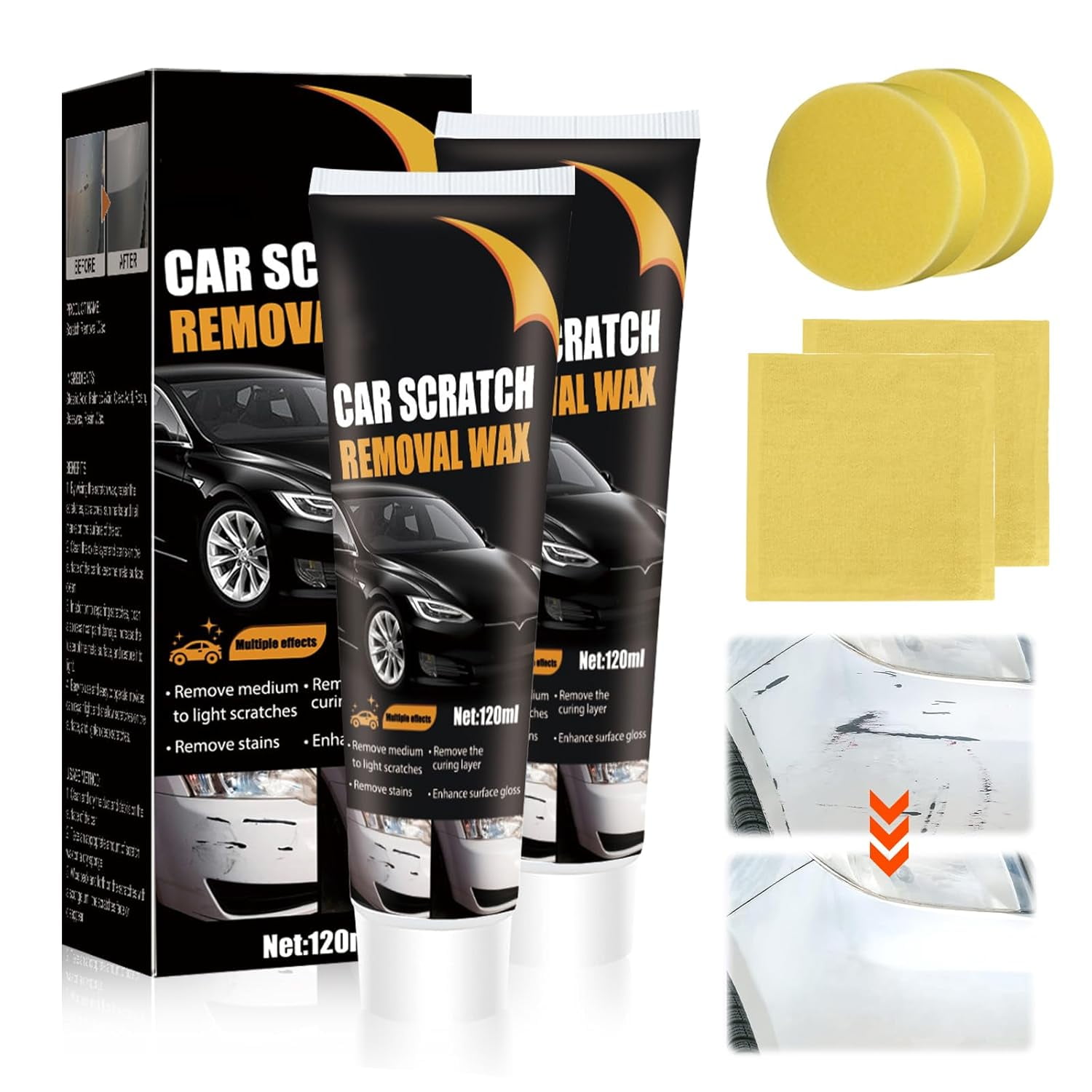 Scratch Remover for Vehicles, Car Scratch Remover for Deep Scratche,Car ...