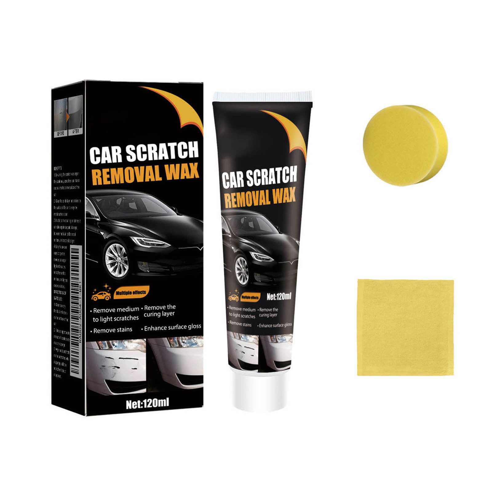 Scratch Remover for Vehicles,Nano Sparkle Cloth Car Scratch Remover ...