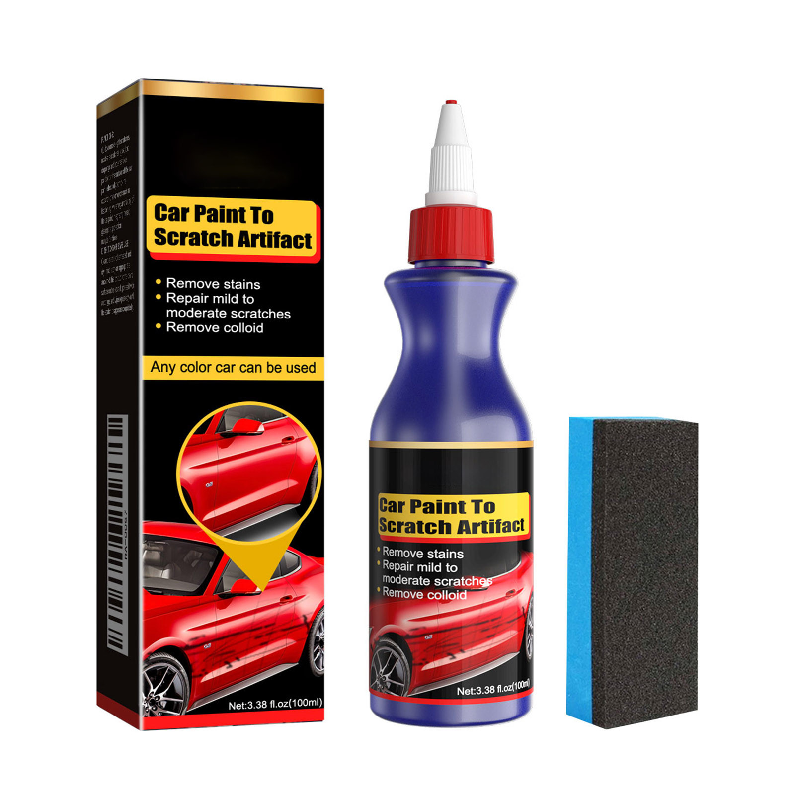 Scratch Repair Kit Car Paint Touch-Up System with Filler & Polisher ...