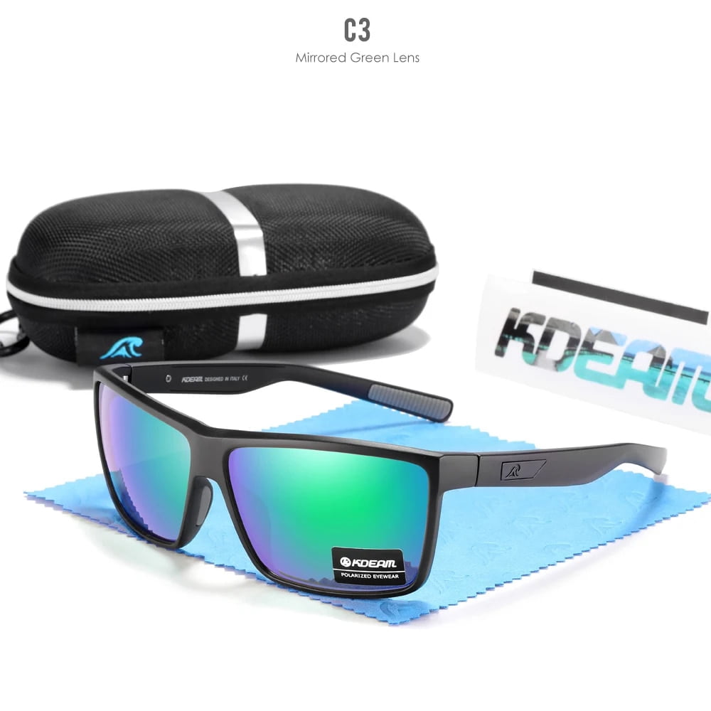 Scratch Resistance Sunglasses Men Polarized 100% UV Protection Sun ...