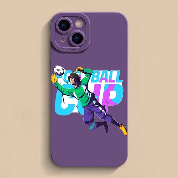 Scratch-Resistant "Football Cup" Goalkeeper Art Case For iPhone 14 Pro ...