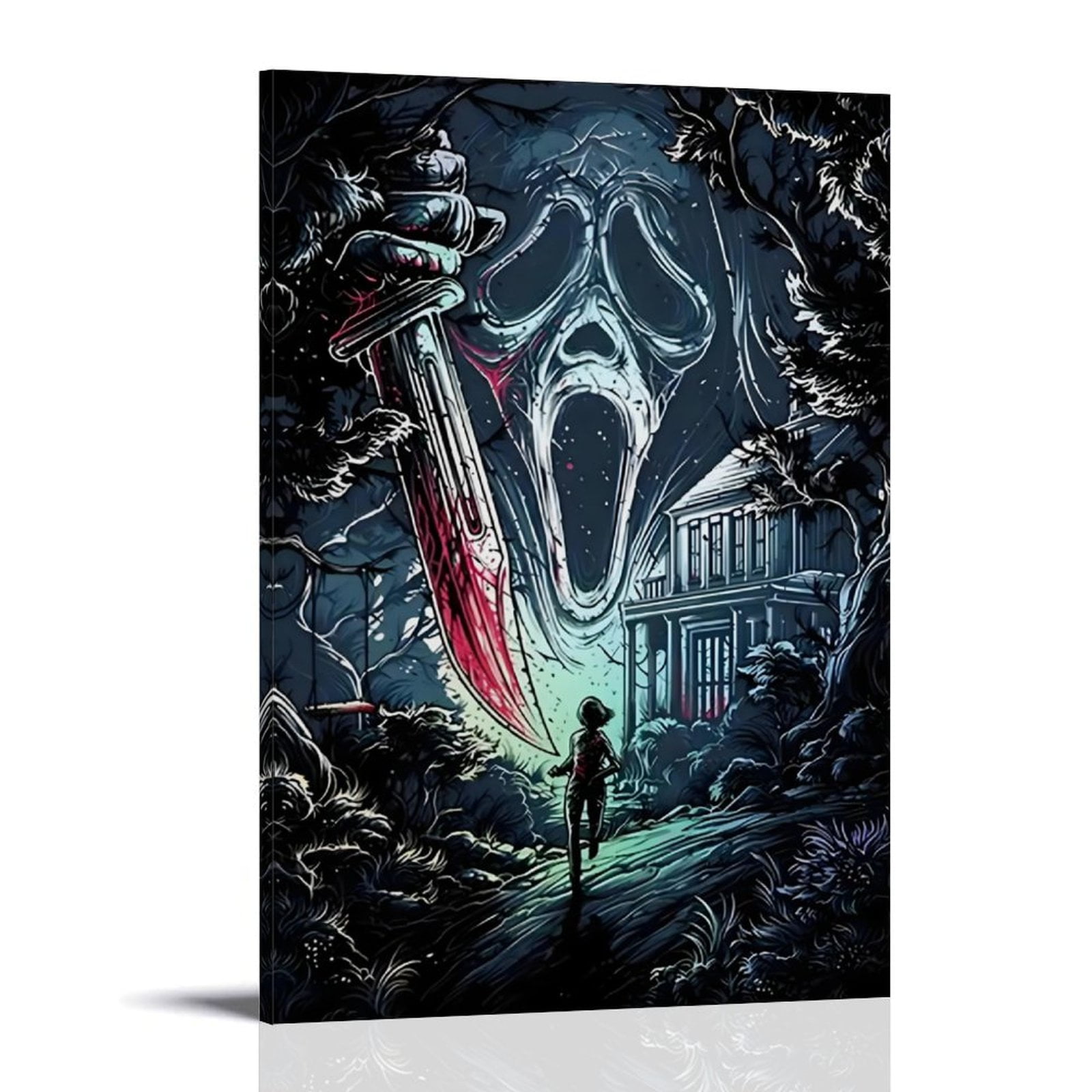 Scratch-Resistant Horror Movie Character Canvas Art Print Poster Canvas ...