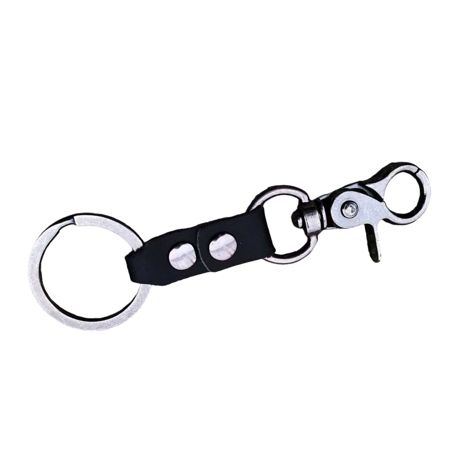 Scratch Resistant Leather Keychain Men Vintage Lock Charm Portable ...