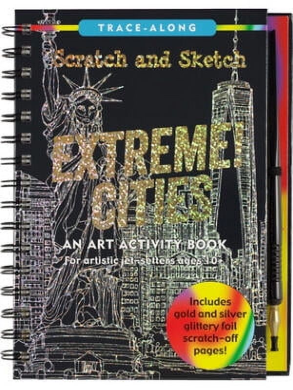 Scratch & Sketch Extreme Cities (Trace Along) - Walmart.com