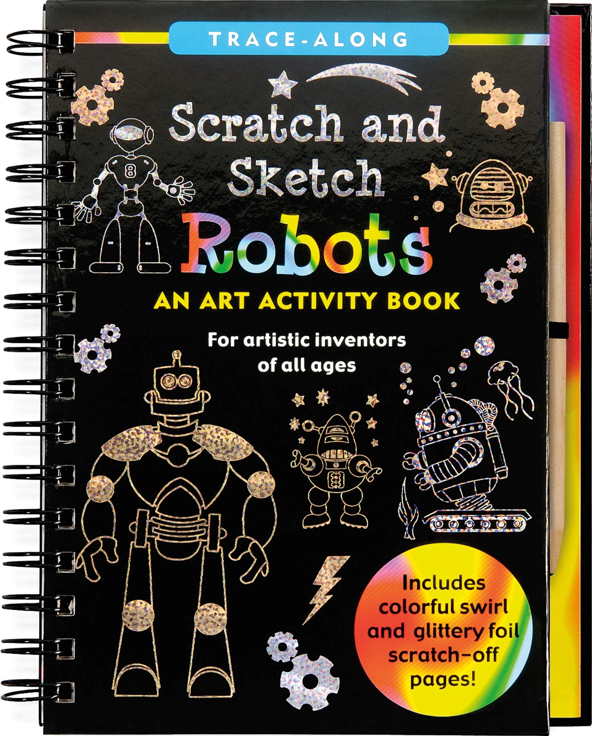 Scratch & Sketch Robots (Trace-Along) (Hardcover) - Walmart.com