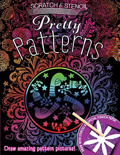 Pre-Owned Scratch & Stencil: Pretty Patterns Paperback - Walmart ...