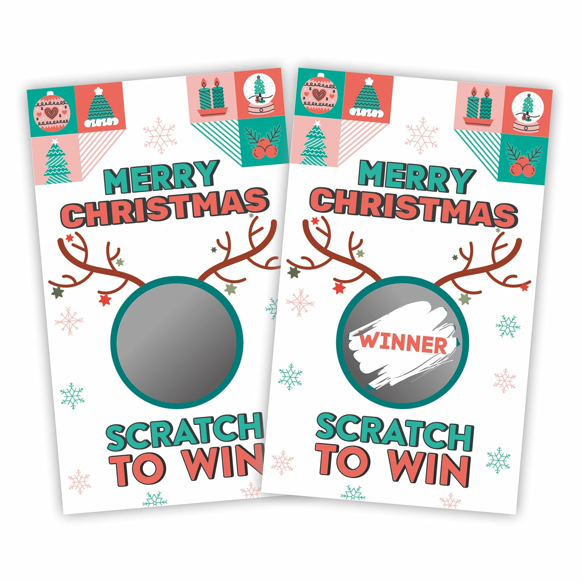 Scratch & Win Celebration Cards - 40 Pack of Fun Party Game Tickets for Adults and Kids, Perfect ...