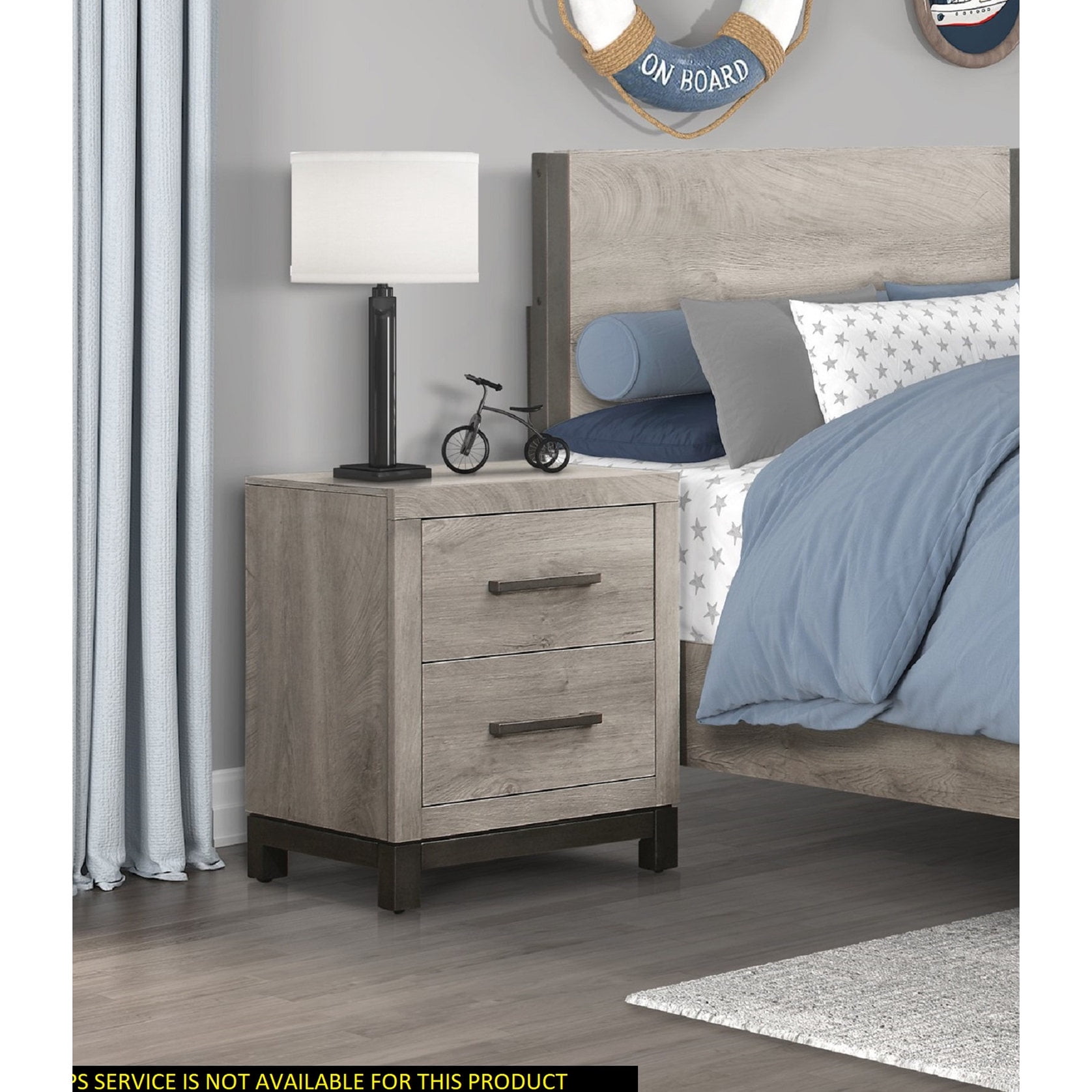 Scratch - proof 2 - drawer nightstand in light gray / Add a touch of ...