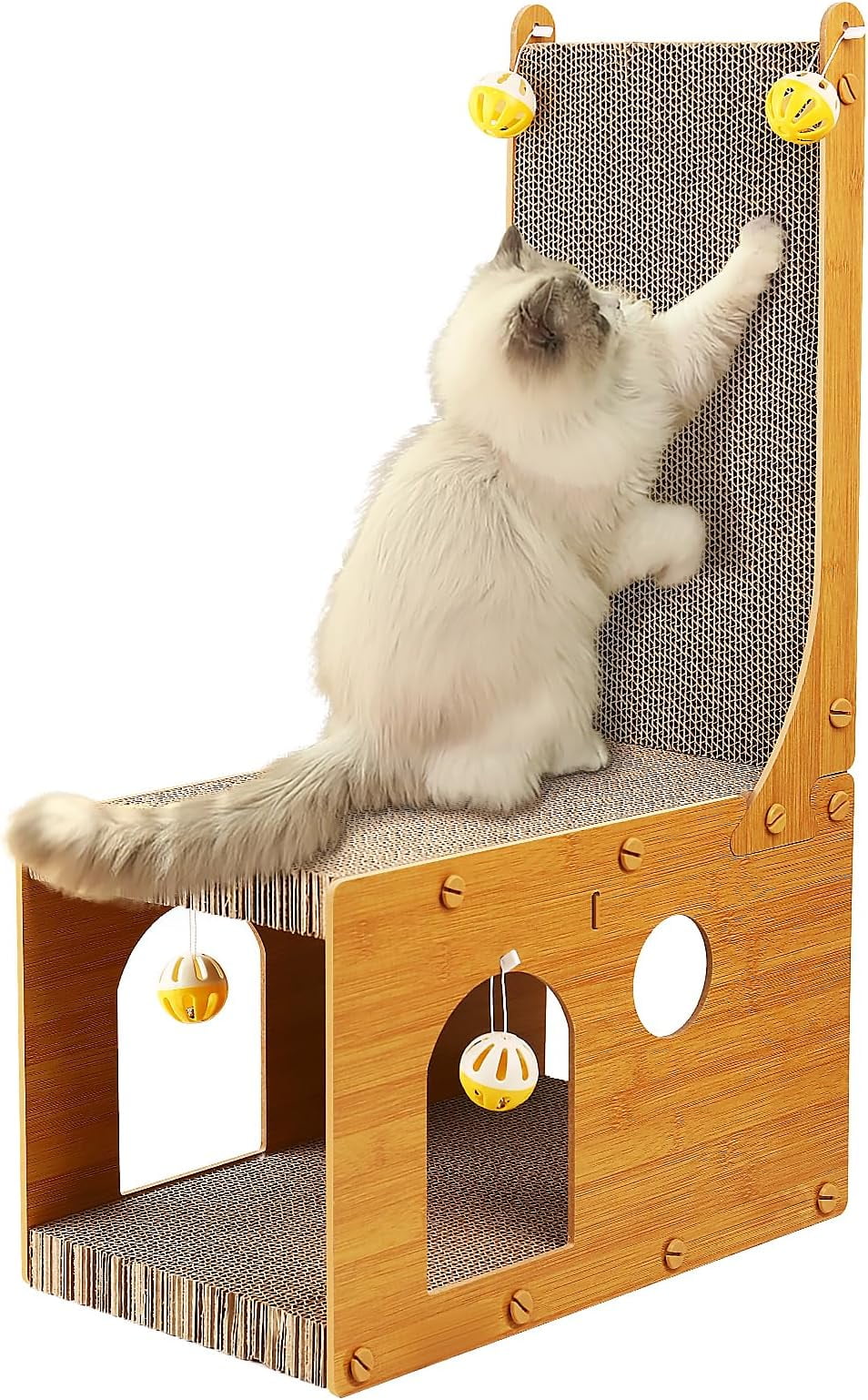 Scratcher, Board, L Shaped Vertical Scratcher for Wall and Couch ...