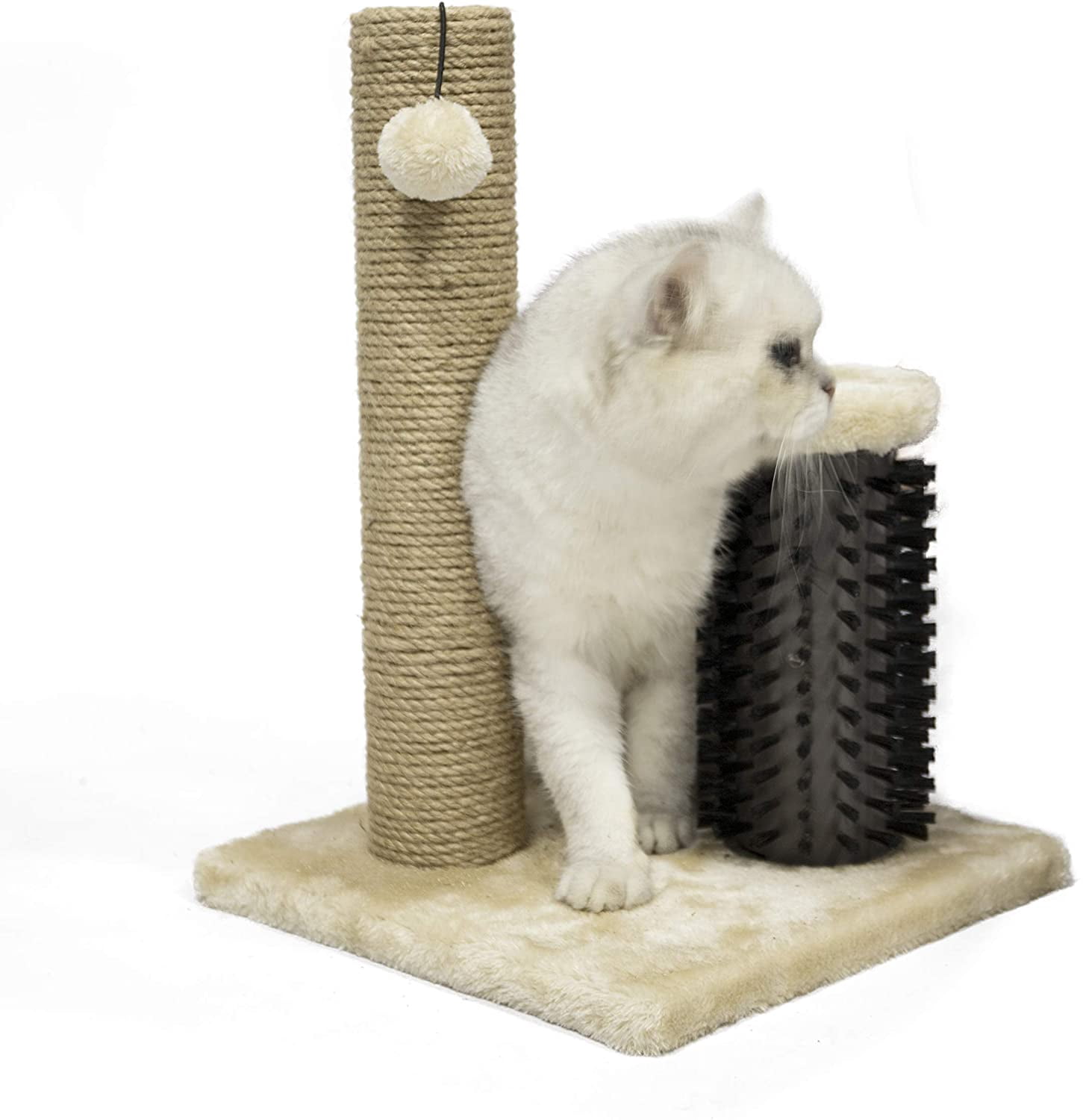 Scratcher - Indoor Classic Single & Kittens Scratching Post with Brush ...