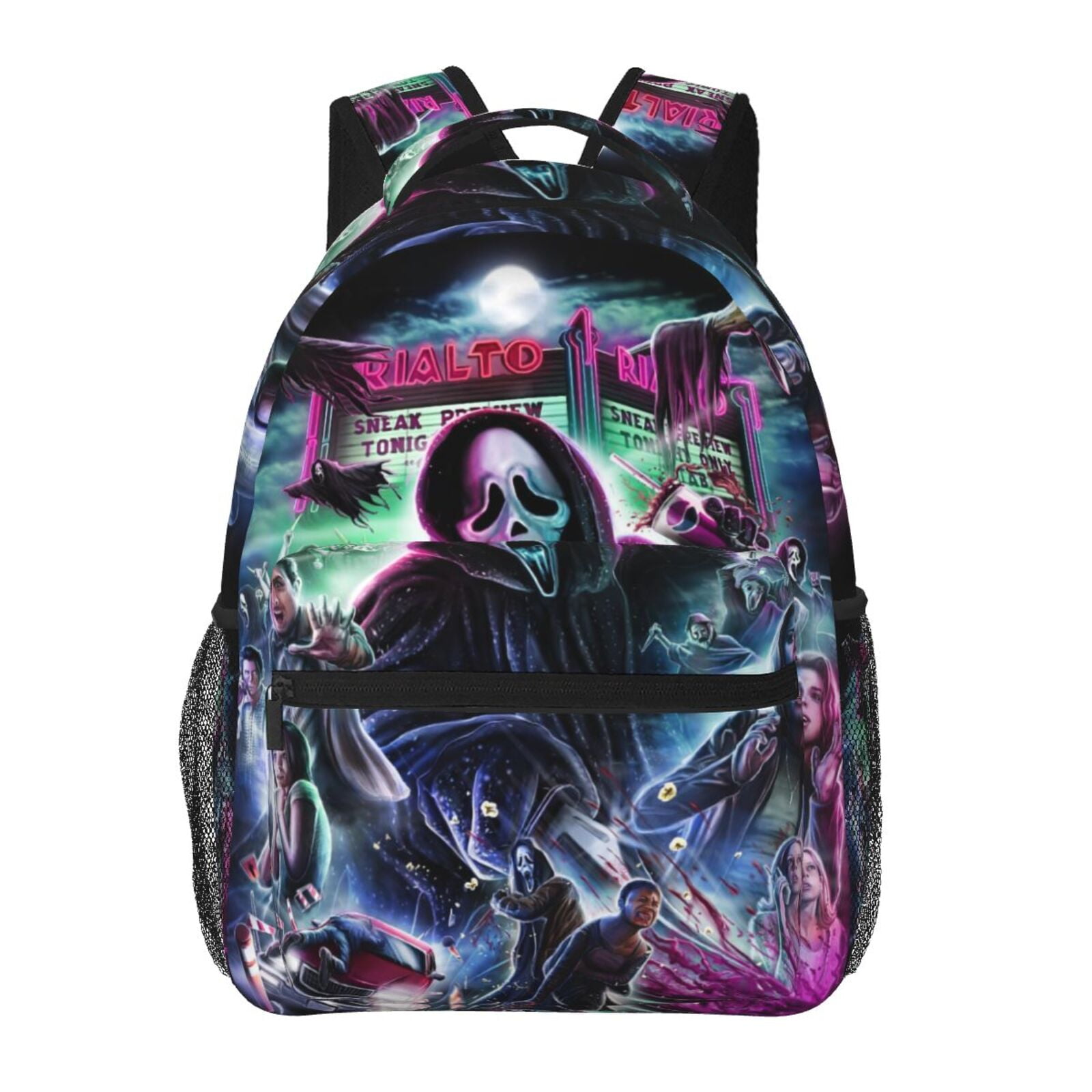 Scream 2 Ghostface Killer Casual Backpack Schoolbag Large Capacity ...