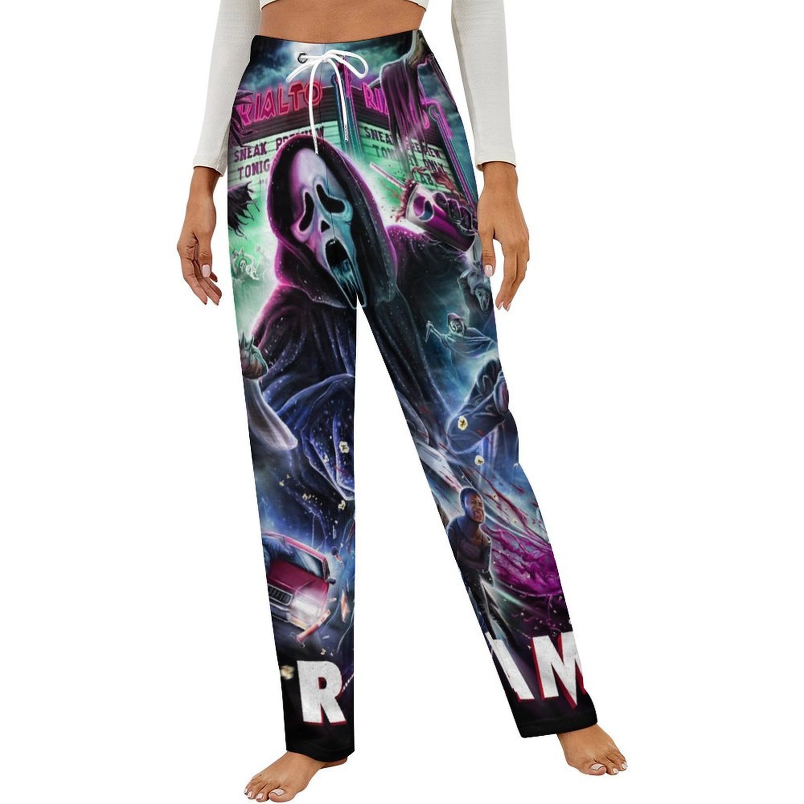 Scream 2 Ghostface Killer Flannel Women's Pajama Pants Bottoms ...