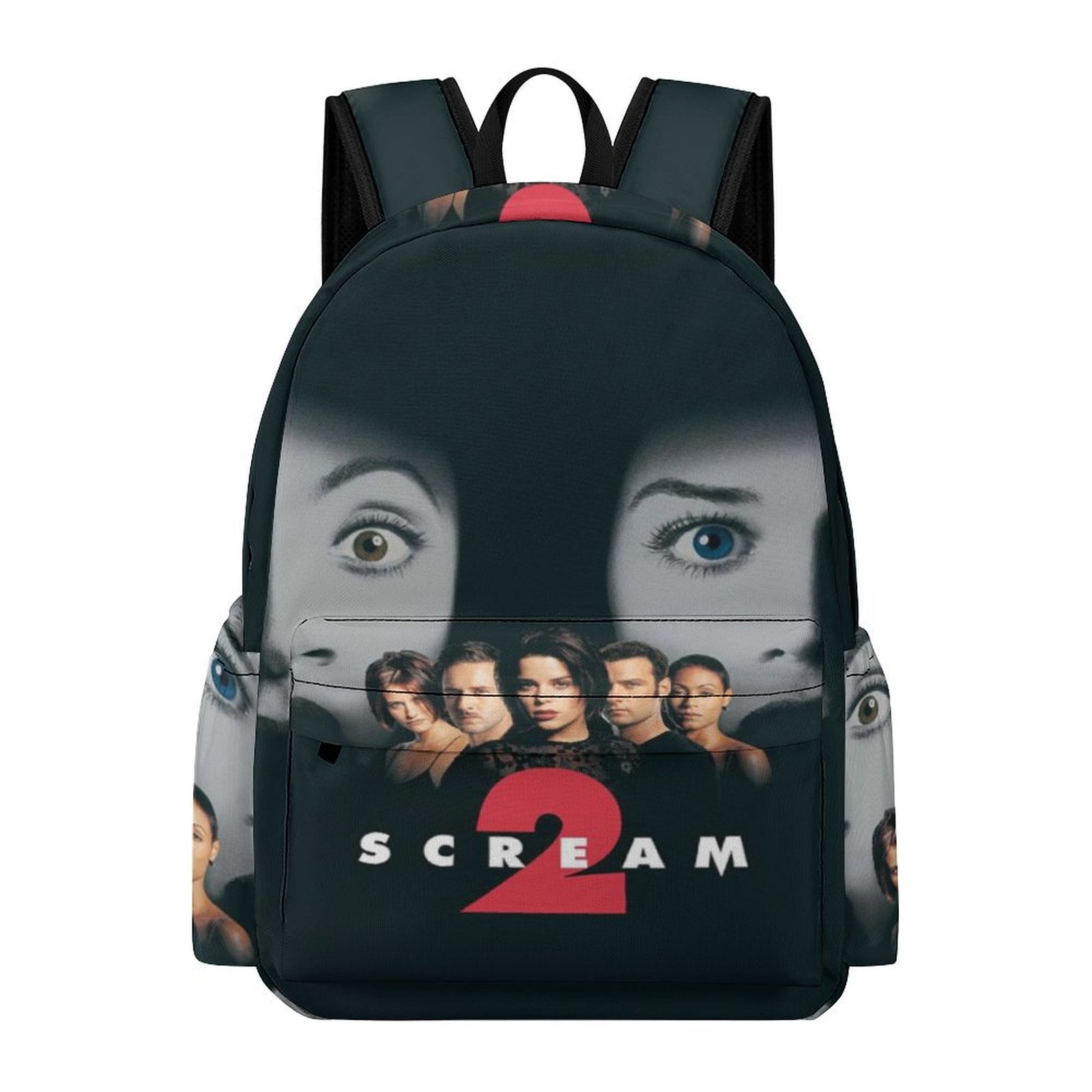 Scream 2 Movie Adjustable Backpack Student School Bag Bookbag Satchel ...