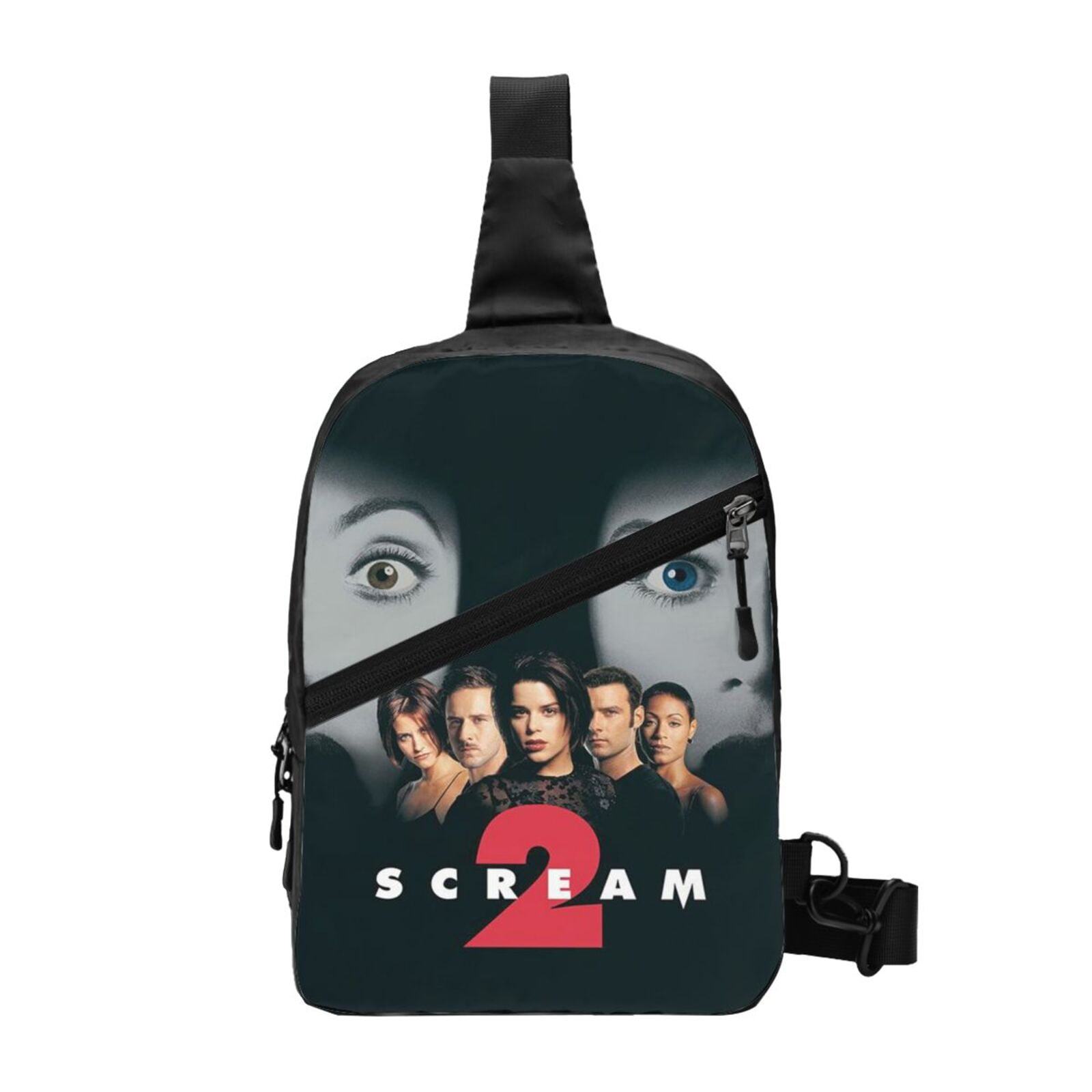Scream 2 Movie Chest Bag Crossbody Folding Adjustable Casual Sport Bag ...