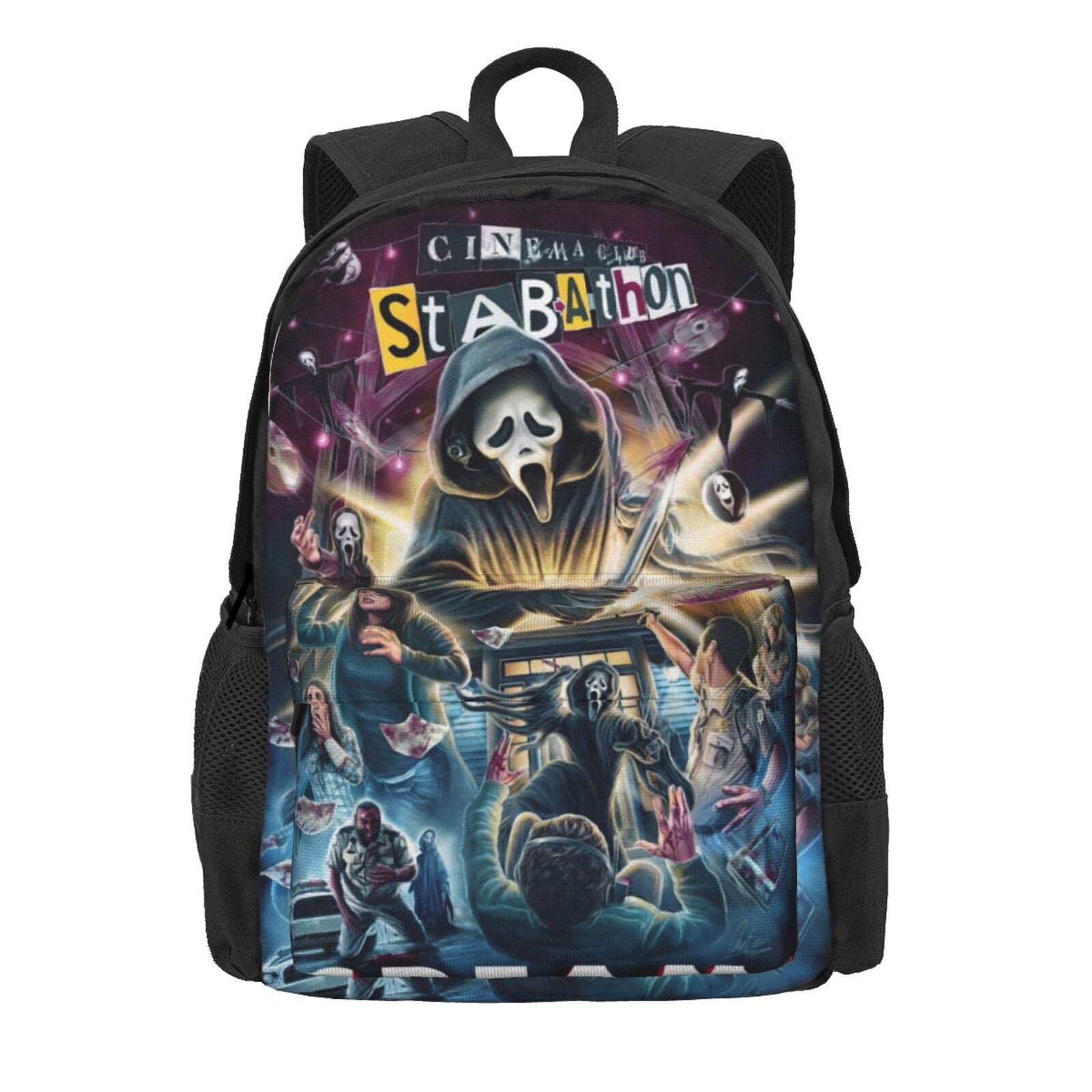 Scream 4 Ghostface Killer Backpack Adjustable Daypack Large Capacity ...