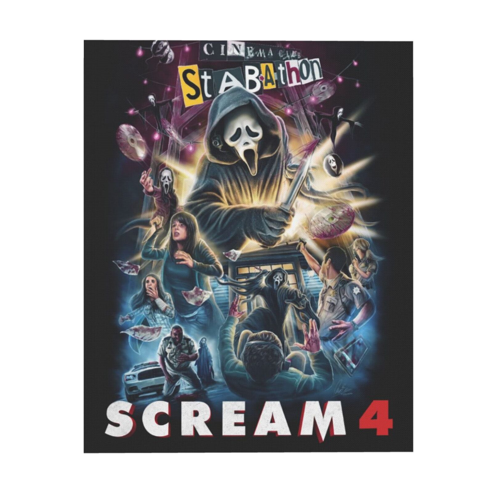 Scream 4 Ghostface Killer Canvas Decorative Poster Art Picture Painting ...