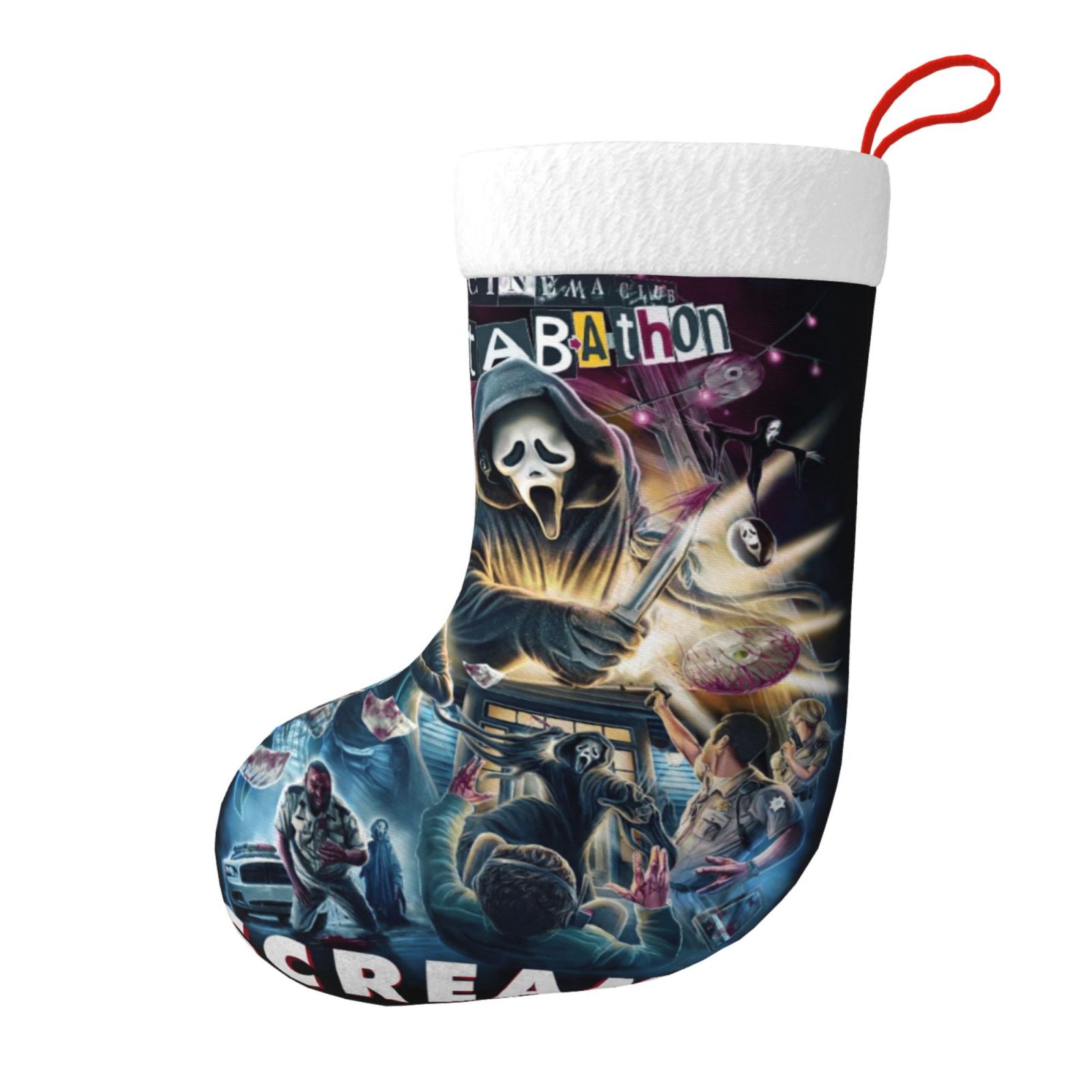 Scream 4 Ghostface Killer Christmas Stocking Fireplace Hanging Stocking ...