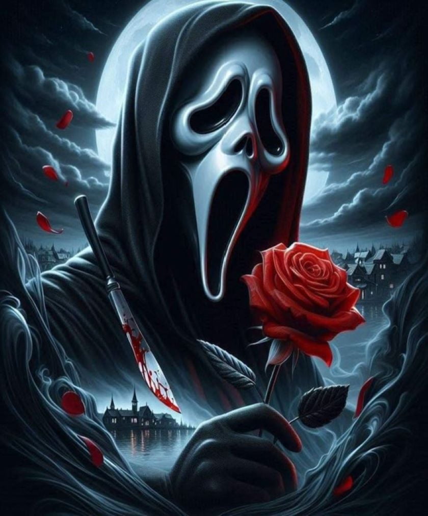 Scream 5D Diamond Art Painting for Adults and Kits Full Drill 12x16 ...