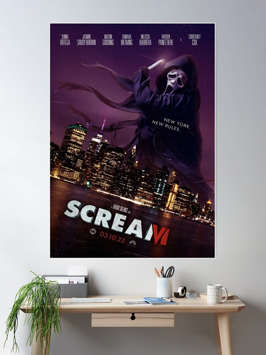 Scream 6 (2023) Poster Wall Art, Modern Wall Decor For Living Room ...