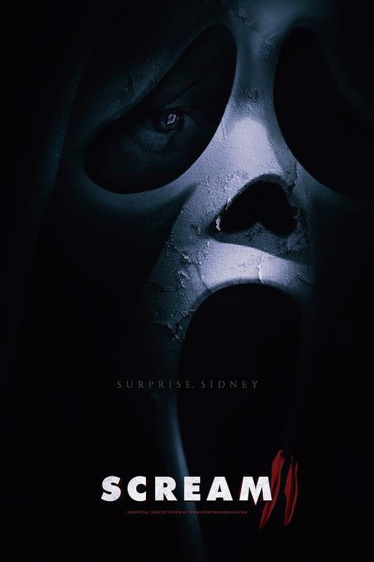 Scream 6 Movie Poster Scream 2023 Posters & Prints Series 80s 90s ...