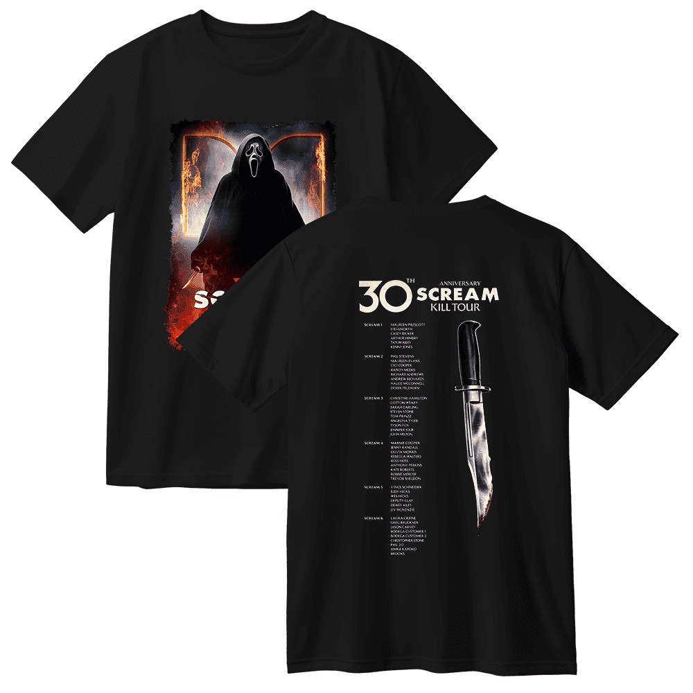 Scream 7 30th Anniversary of Scream Kill Tour 2026 Merch T-Shirt Short ...