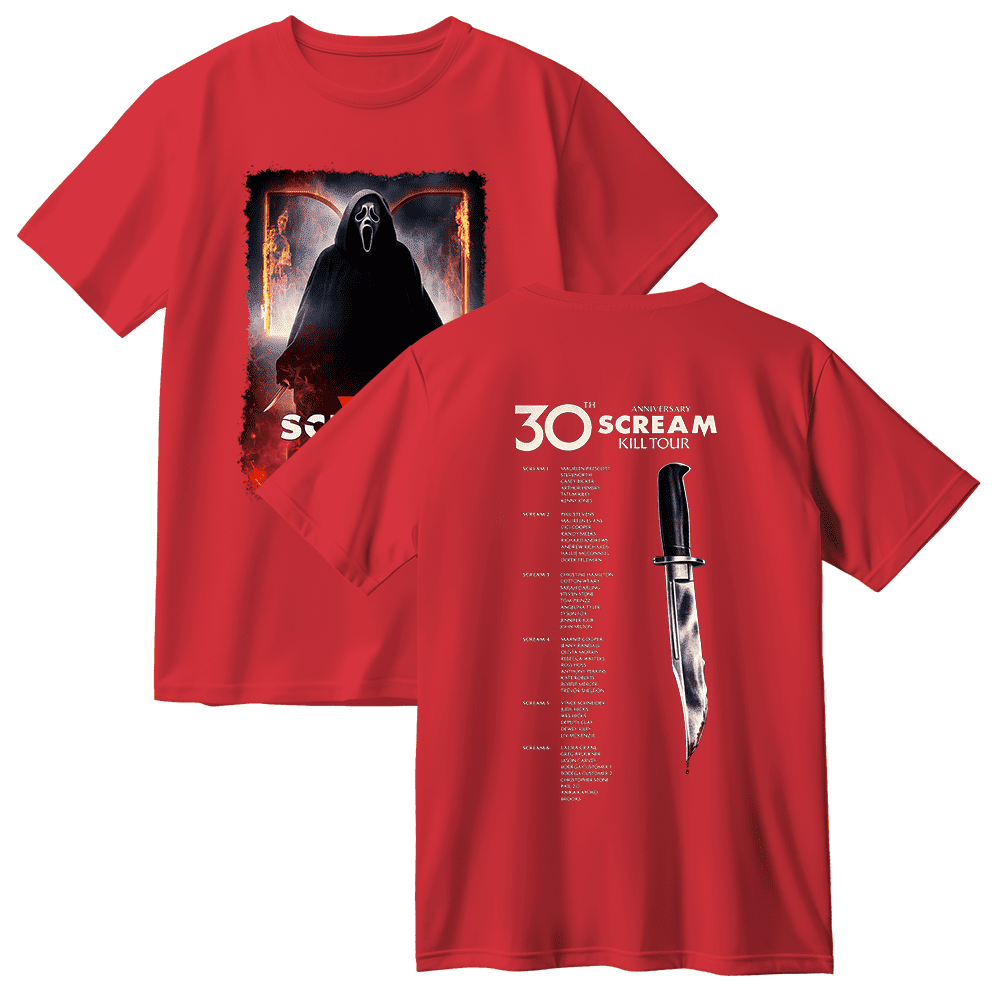 Scream 7 30th Anniversary of Scream Kill Tour 2026 Merch T-Shirt Short ...