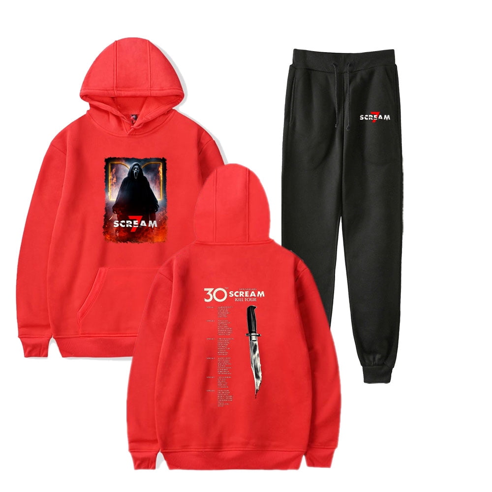 Scream 7 30th Anniversary of Scream Kill Tour 2026 Print Hoodie Jogger ...