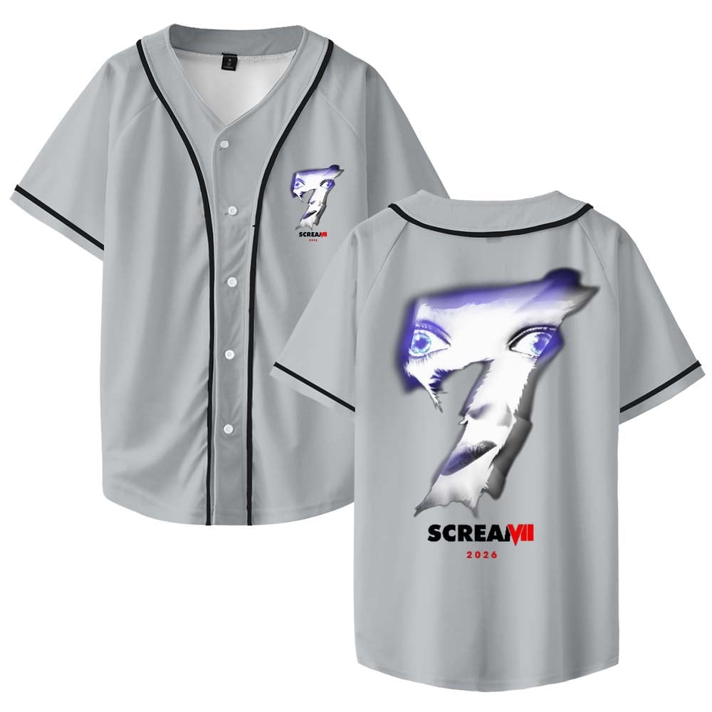 Scream 7 Ghostface New Movie Merch Baseball Jacket And Unisex Fashion V ...