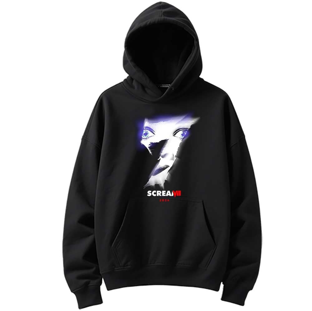 Scream 7 Ghostface New Movie Merch Hoodie - Unisex Spring Autumn Casual ...