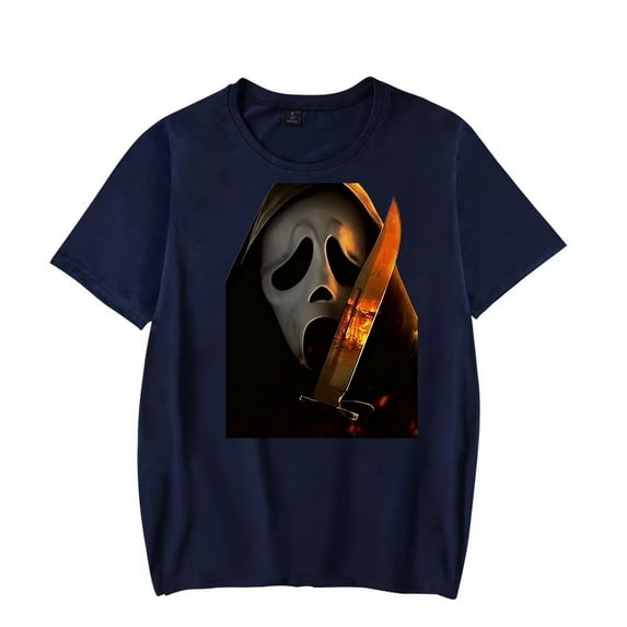Scream 7 Inspired Print Merch T-Shirt – Unisex Summer Short Sleeve ...