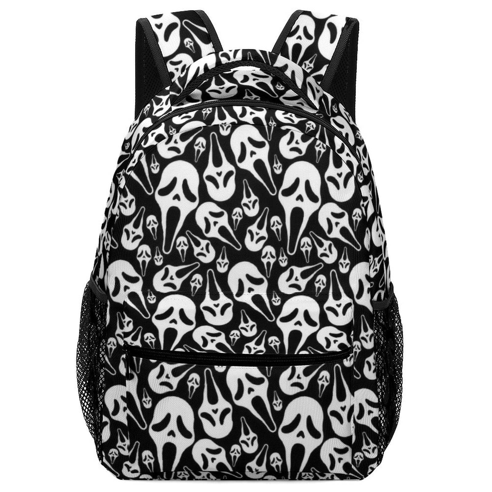 Scream Backpack Ghost Mask Face Halloween Backpack Ghostface Laptop ...