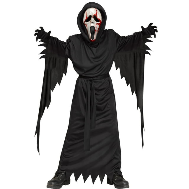 Scream Boys Bleeding Ghost Face Scary Halloween Costume, Fun World, Size M - Walmart.com