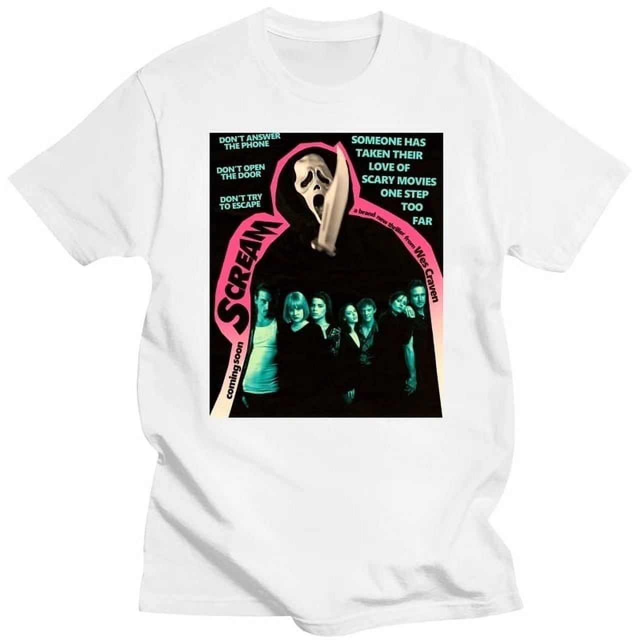 Scream Classic Horror Movie T-shirt 90s Horror Movie Tee - Walmart.com