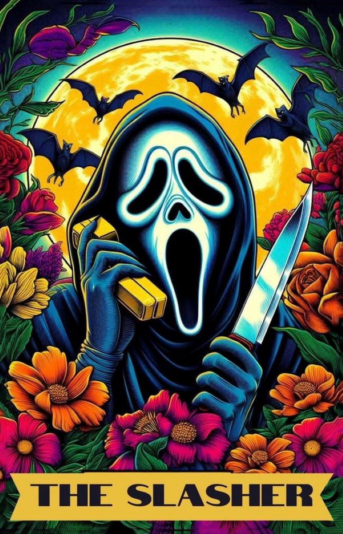 Scream Diamond Painting Kits for Adults, Diamond Art Slasher 5D DIY ...