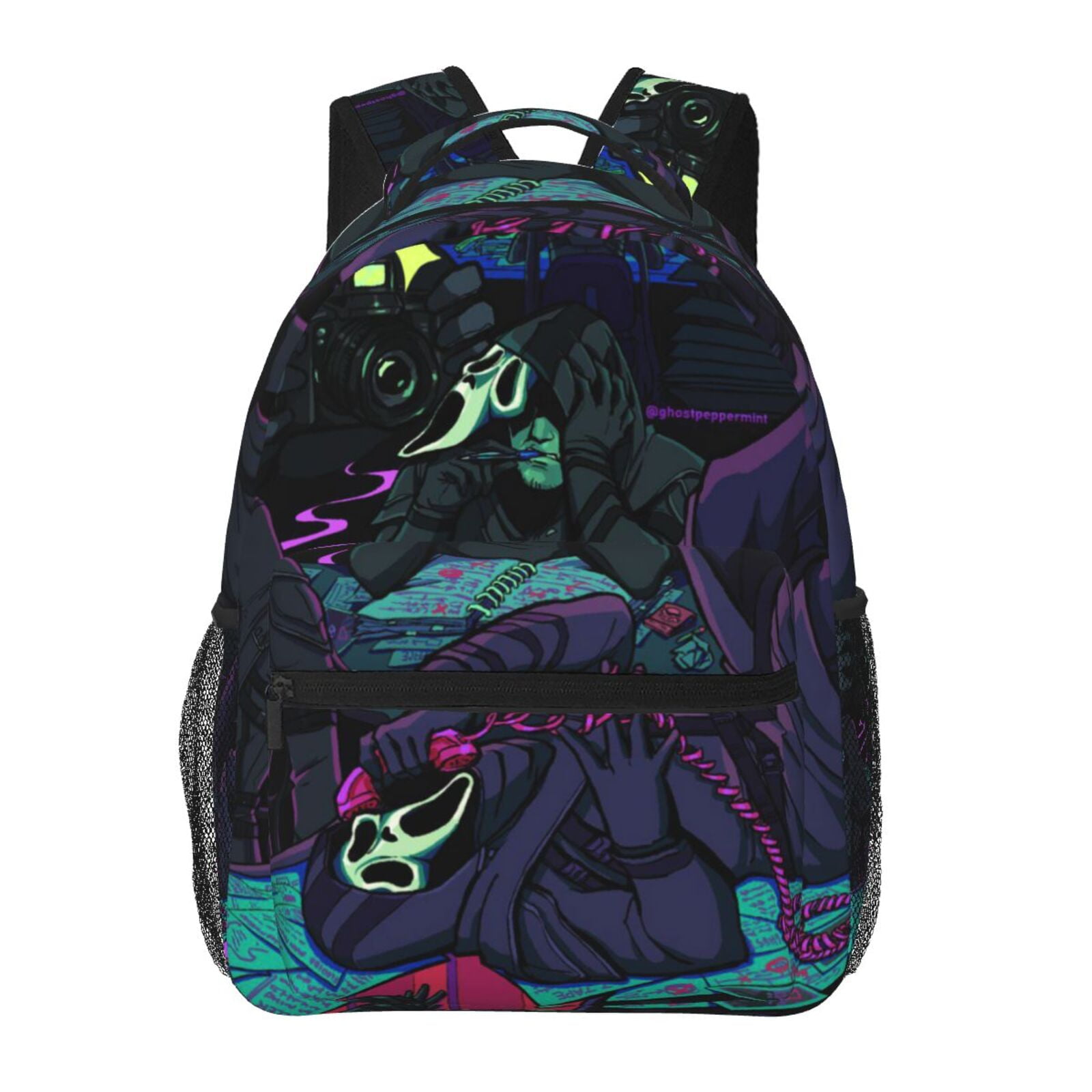 Scream Film Ghostface Casual Backpack Schoolbag Large Capacity Daypack ...