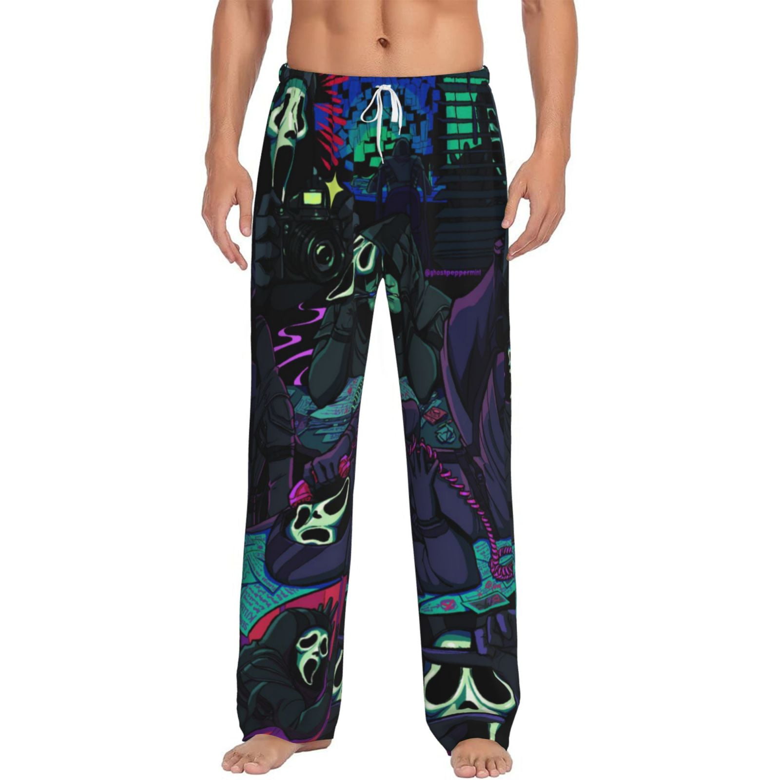 Scream Film Ghostface Men's Pajama Pants Lounge Fashion Cozy Daily ...