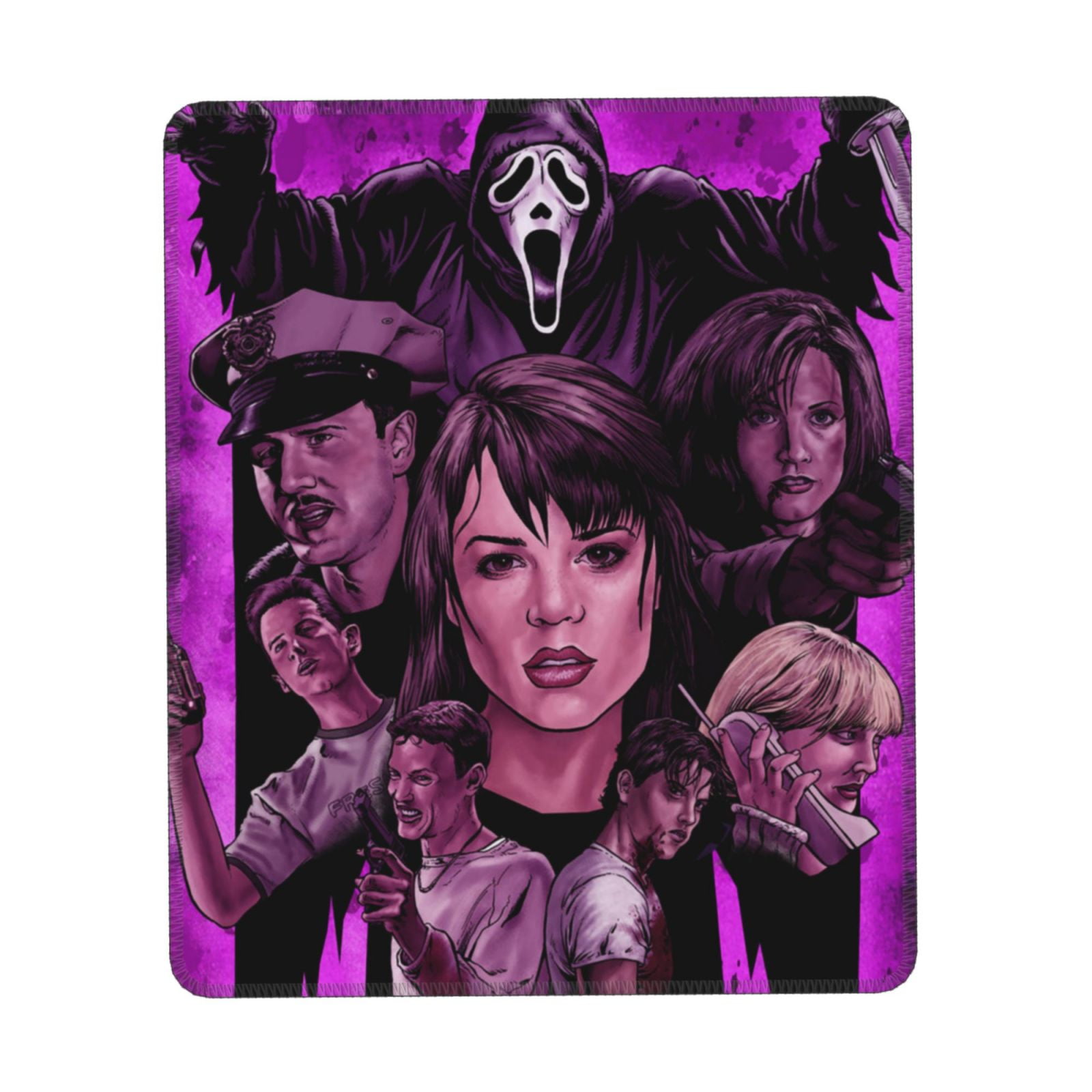 Scream Film Horror Mouse Pad Non-Slip Rubber Base Mousepad Desktop ...