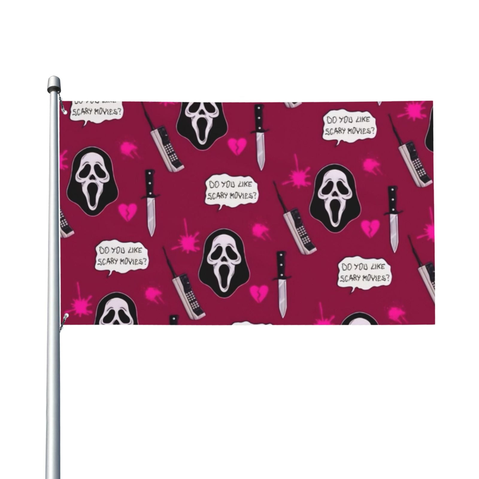 Scream Garden Flag 3x5 Feet Indoor Decoration Flag Outdoor Courtyard ...