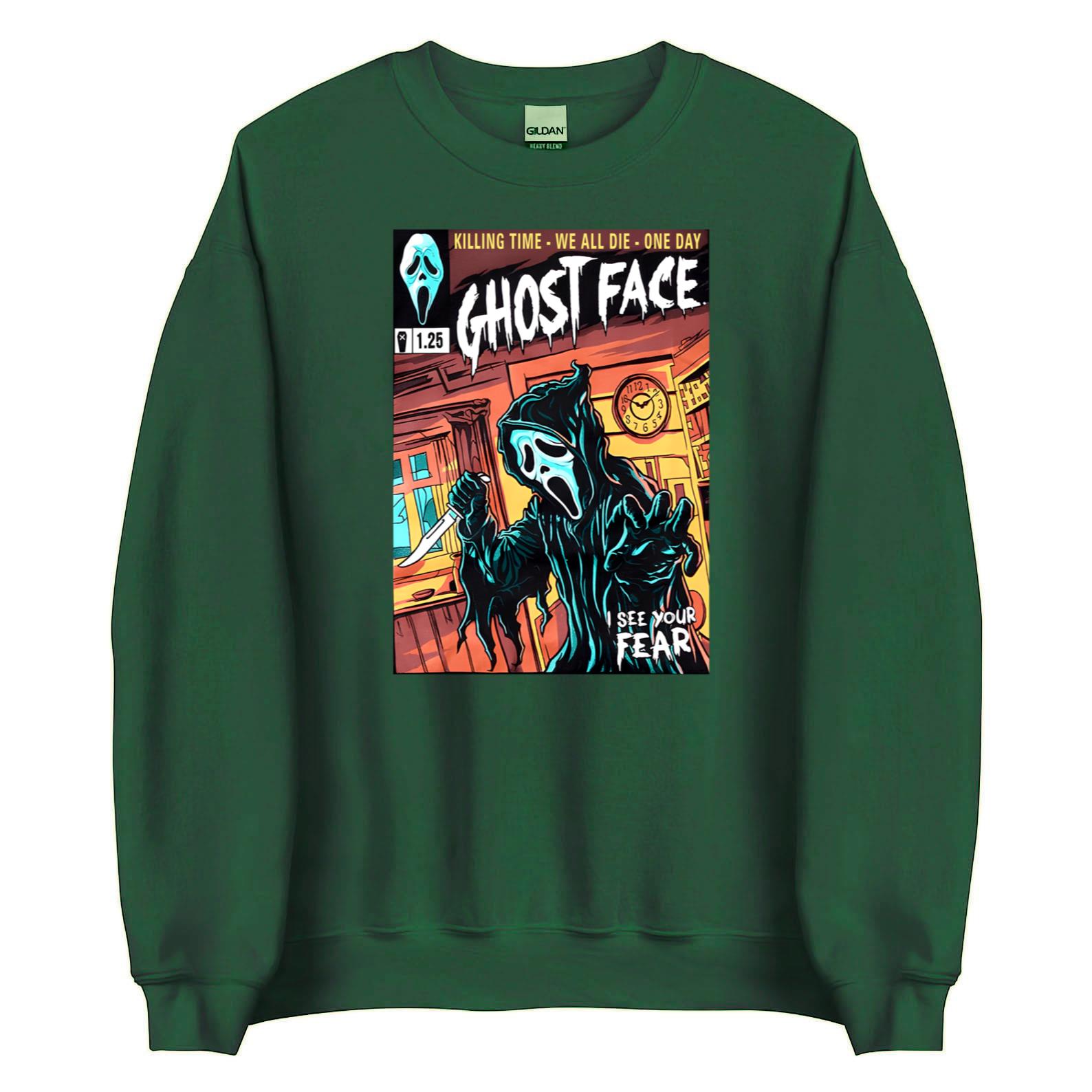 Scream Ghost Face Comic Cover T-Shirt-TH31509 - Walmart.com