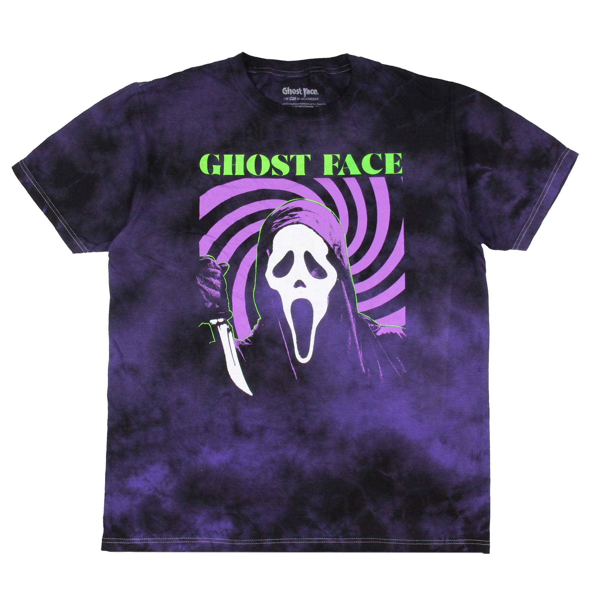 Scream Ghost Face Men's Spinning Illusion Character Design Adult Short ...