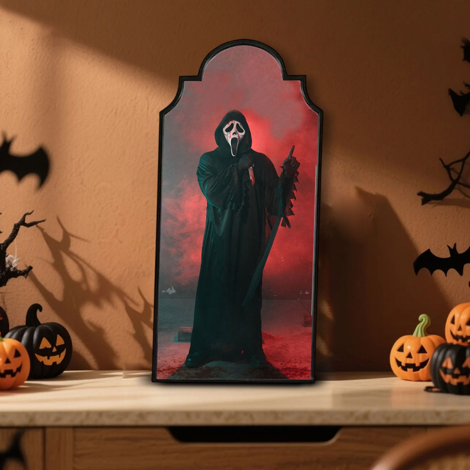 Scream Ghost Face Mirror Halloween Halloween Decor 2026 Scream Ghost ...