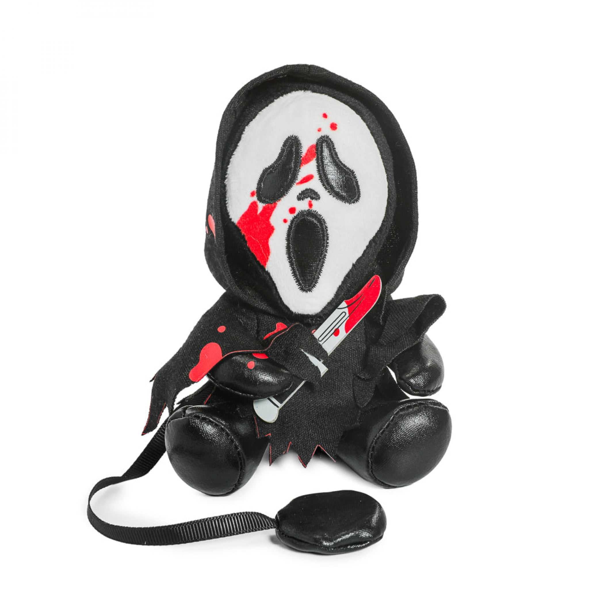 Scream Ghost Face with Bloody Knife Magnetic Shoulder Phunny Plush ...