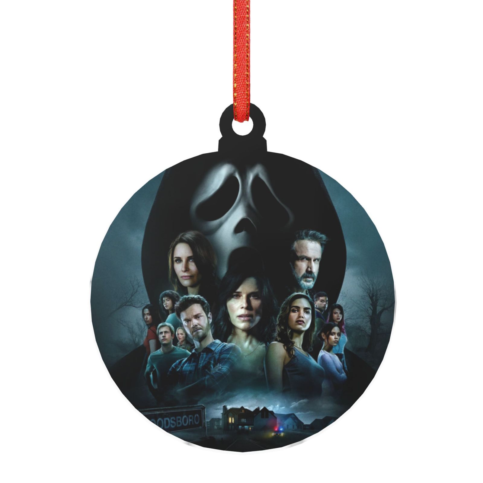 Scream Ghostface Acrylic Christmas Ornaments Christmas Tree Hanging ...