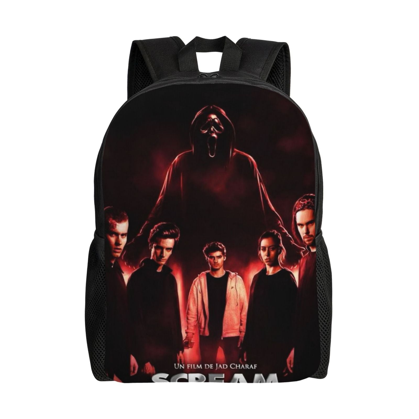 Scream Ghostface Backpack Casual Adjustable Bookbag School Bag Unisex ...