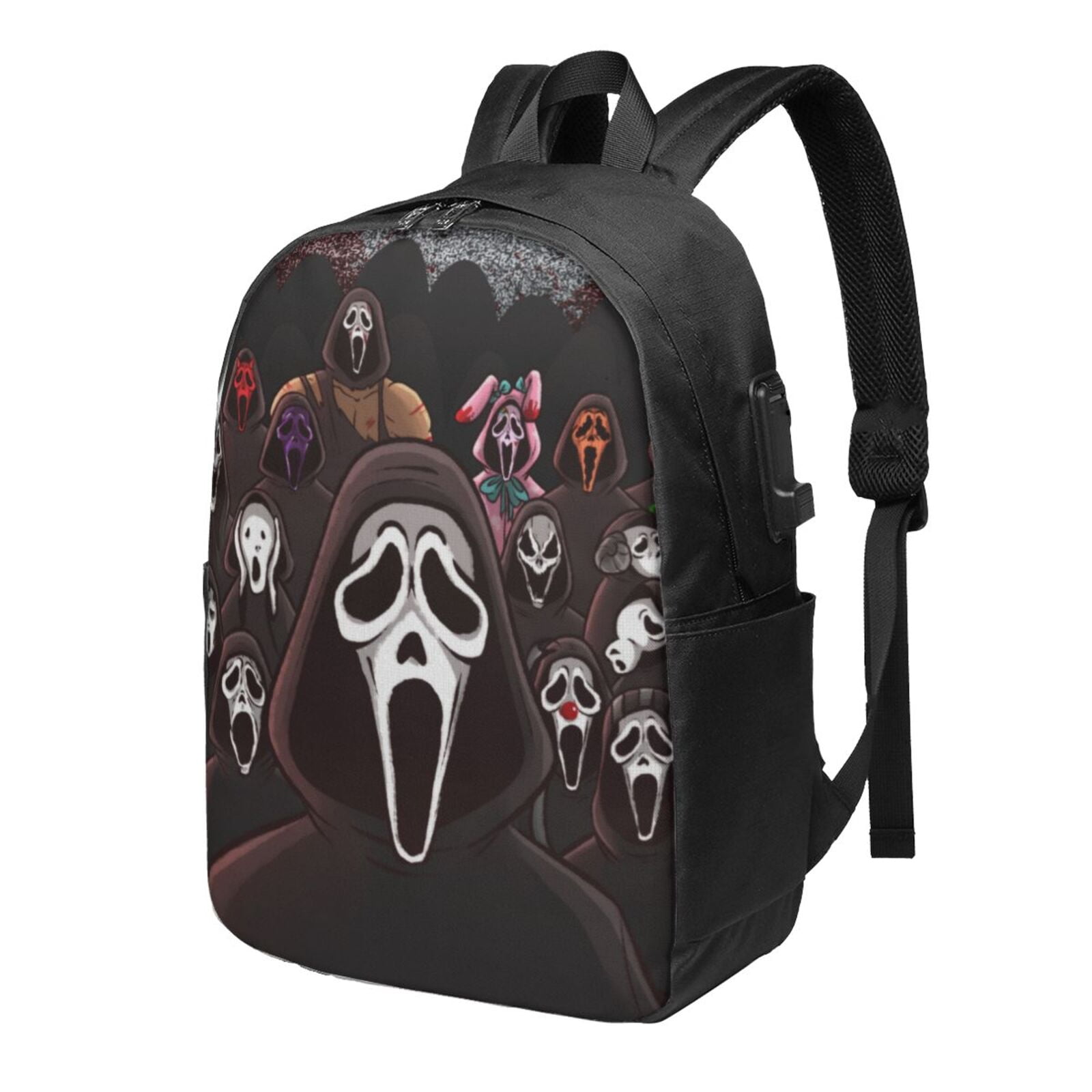 Scream Ghostface Backpack Lightweight Shoulders Daypack School Bag ...