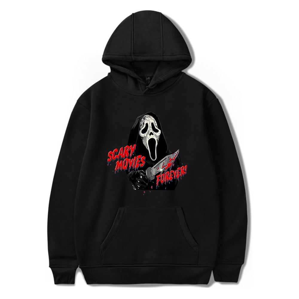 Scream Ghostface Halloween Hoodie Horror Movie Merch Sweatshirt Autumn ...