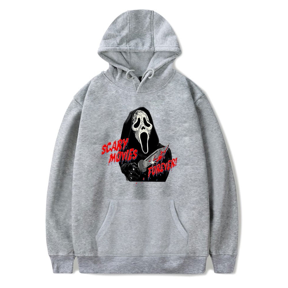 Scream Ghostface Halloween Hoodie Horror Movie Merch Sweatshirt Autumn ...