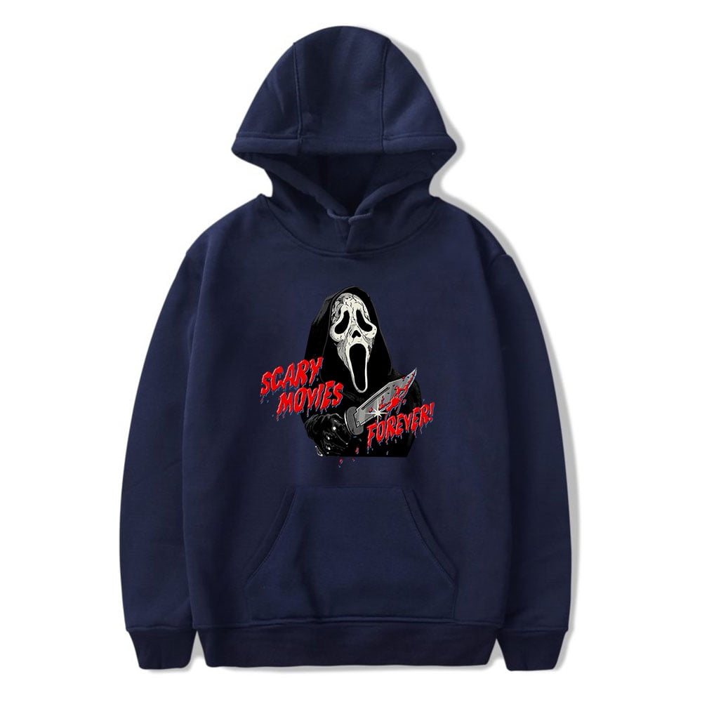 Scream Ghostface Halloween Hoodie Horror Movie Merch Sweatshirt Autumn ...