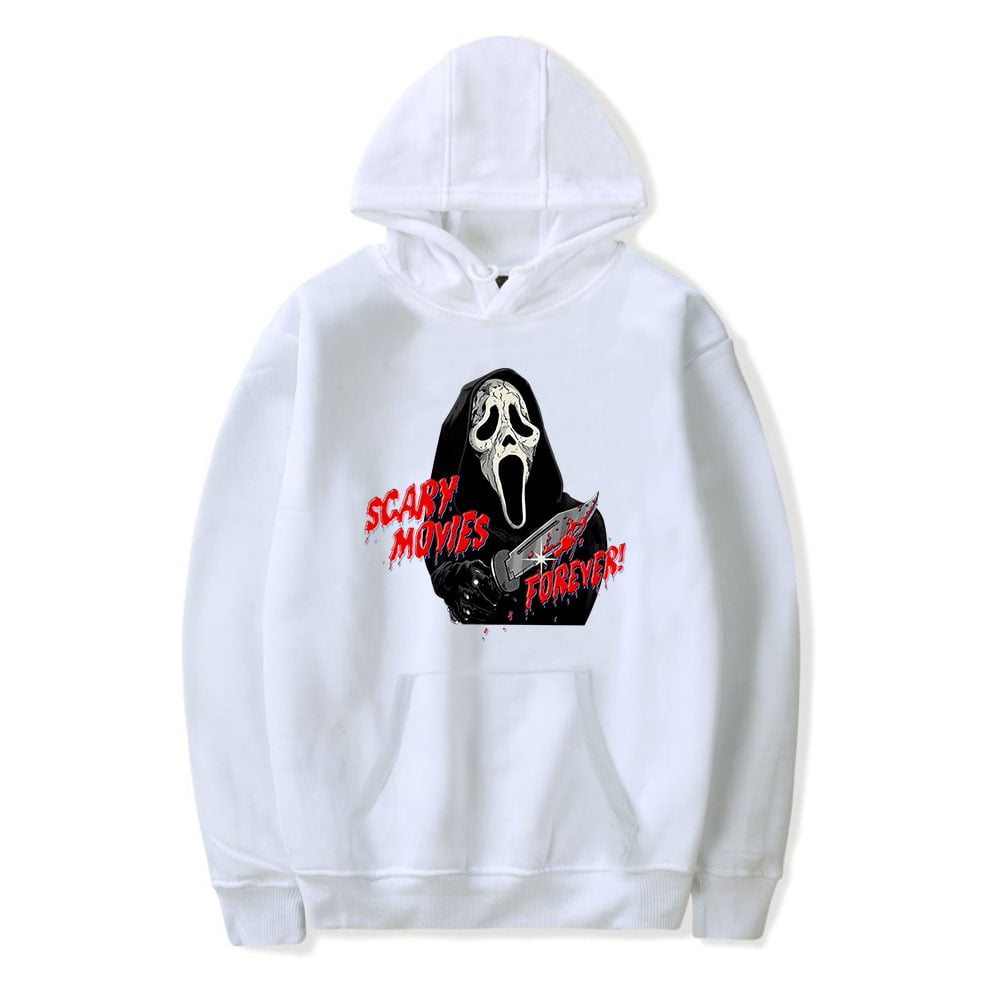 Scream Ghostface Halloween Hoodie Horror Movie Merch Sweatshirt Autumn ...