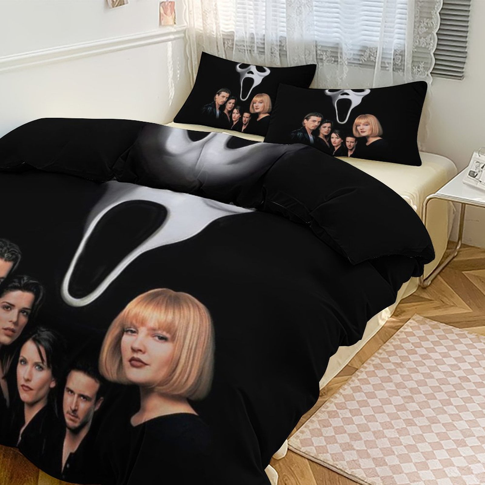 Scream Ghostface Killer 3 Pieces Bedding Set Double Sided Printing ...